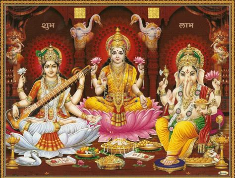Ganesha Laksmi And Sarasvati Inner Sanctum Yoga Australia
