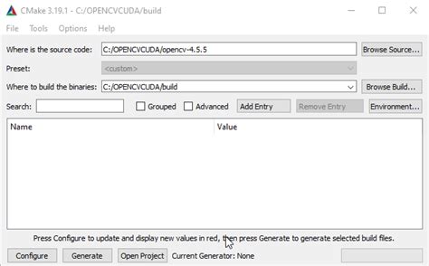 GitHub Chrismeunier OpenCV CUDA Installation Saving The Process To
