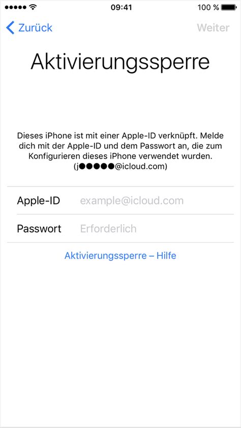 Aktivierungssperre Mein IPhone Suchen Deaktivieren Apple Support