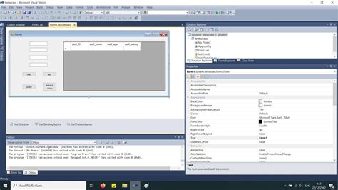 datagridview binding with ms access database youtube