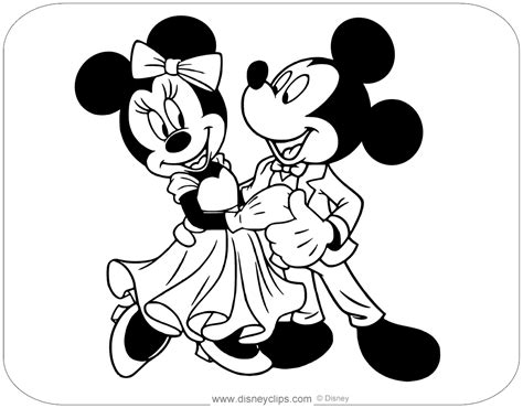 Disney Coloring Pages Mickey Mouse And Minnie