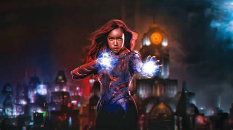 Anna Diop As Starfire In Titans K K Wallpapers