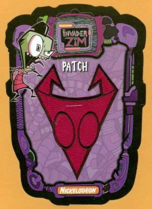 Invader Zim Irken Empire Patch Jhonen Vasquez Invader Zim Patches