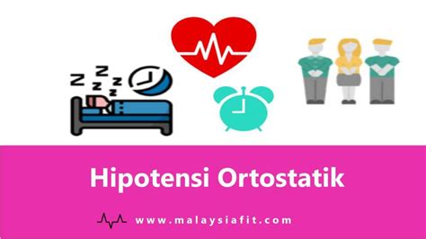 Penyakit Hipotensi Ortostatik MalaysiaFIT 1001 Best Health Info