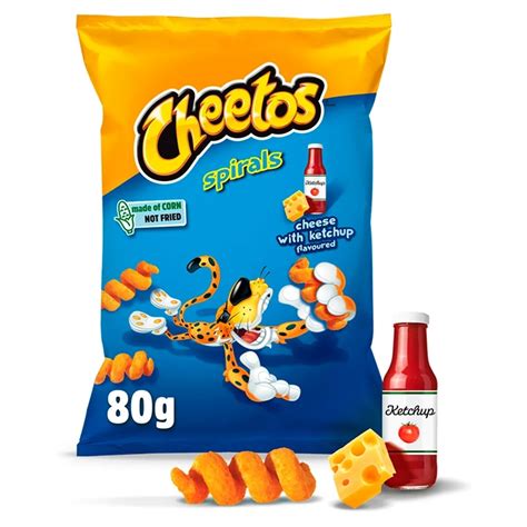 Cheetos Spirals Chrupki Kukurydziane O Smaku Serowo Ketchupowym 80 G