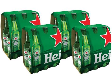 Cerveja Heineken Puro Malte Lager Premium Long Neck Garrafas De