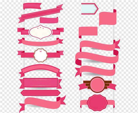 Faixa De Fita Rosa Png PNGWing