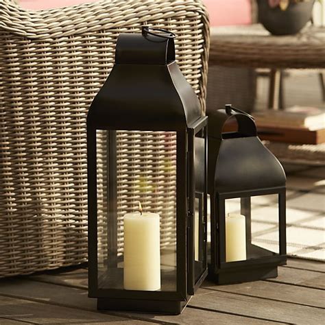 Martina Small Bronze Metal Lantern Outdoor Candle Lanterns Small