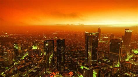 Anime Sunset City Wallpapers Wallpaper Cave