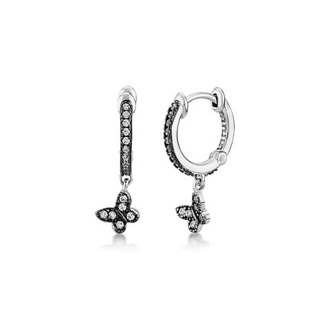 Orecchini Farfalla Pendente Argento Kurshuni Kr288 3w0