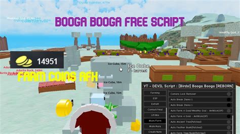 Free Op Booga Booga Script Autofarm Autoheal Kill Aura Gold Farm And