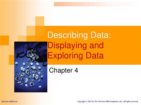 describing data displaying and exploring data ppt download