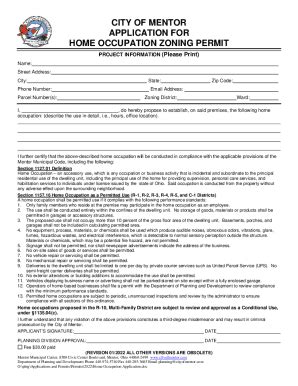 Fillable Online Permits Licenses And Inspections Whats Your Permit