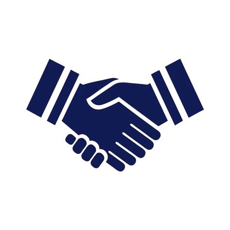Premium Vector Handshake Symbol Icon