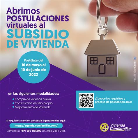 Postulaciones Abiertas Al Subsidio De Vivienda Comfamiliar