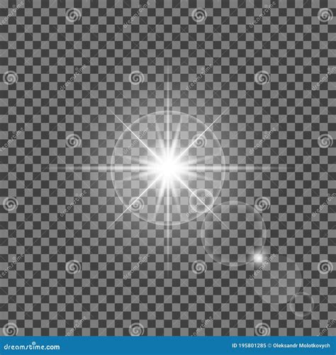 Lens Flare Isolated On Transparent Background Sunlight Special Lens