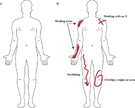 A A Traditional And Simple Outline Of An Androgynous Body Often Used
