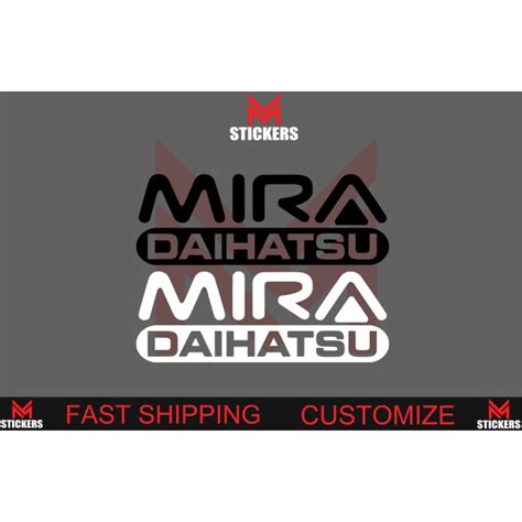 Daihatsu Mira Sticker Kancil Viva Perodua Daihatsu Japan L Turbo Jdm K