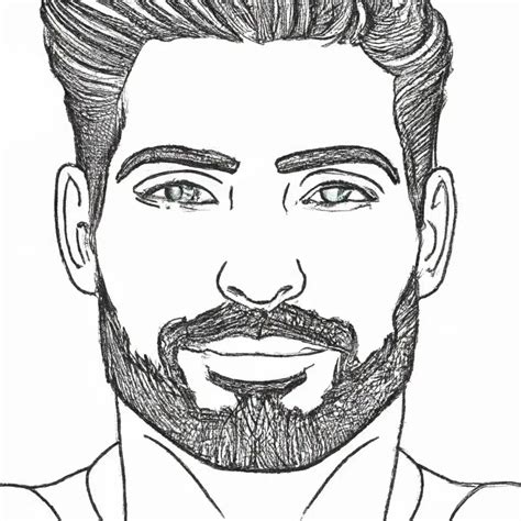 Desvendando O Rosto Masculino Desenhos Para Colorir