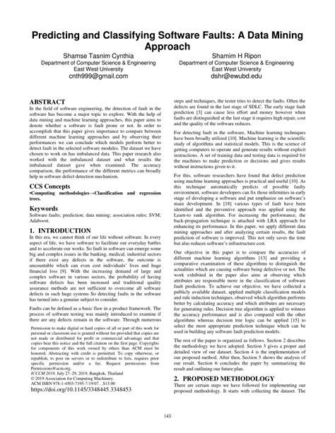 pdf predicting and classifying software faults a data mining approach