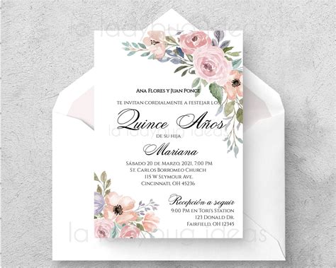Invitaciones De Quinceanera Para Imprimir Gratis