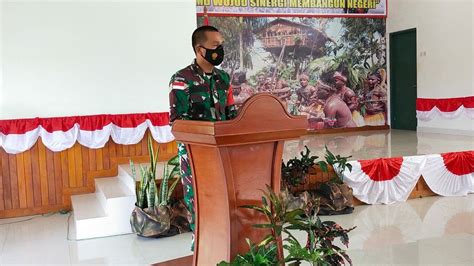 Pembukaan TMMD Ke 110 Tahun 2021 Kodim 1711 Boven Digoel LELEMUKU