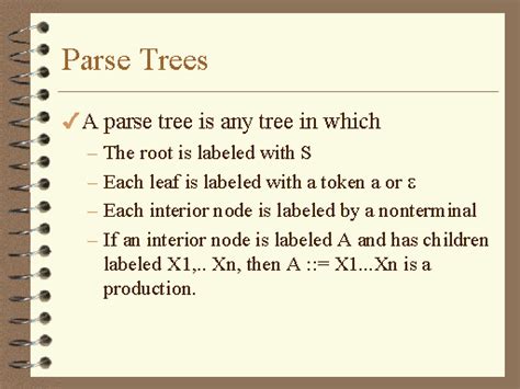 parse trees