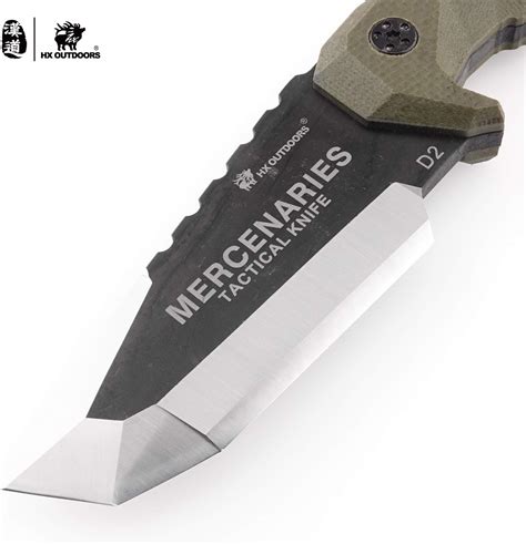 HX Mini Mercenary Stainless Steel Fixed Blade Knife Hunting Knife With