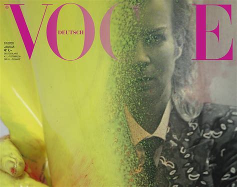 Vogue Katharina Grosse aus Düsseldorf ist auf dem Cover