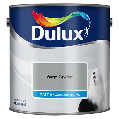 Dulux Matt Emulsion Warm Pewter 2 5L Paint Decorating