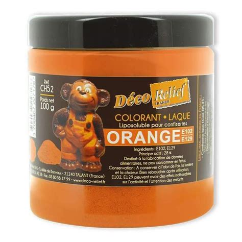 COLORANTE ALIMENTARIO NARANJA LIPOSOLUBLE Laca Toufood