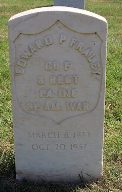 Edward Prickett Fraley 1872 1957 Mémorial Find a Grave