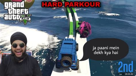 GRAND THEFT AUTO 5 HARD PARKOUR IMPOSSIBLE RACE PRAB IS LIVE