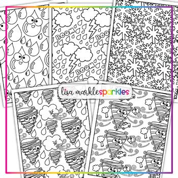 Weather Coloring Pages Water Cycle Coloring Page Tpt