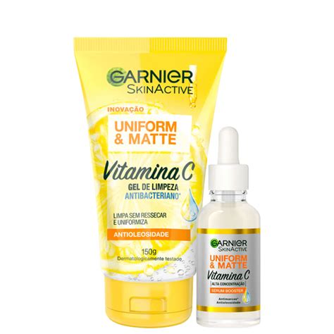 Kit Garnier SkinActive Uniform Matte Beleza Na Web PRO Pro