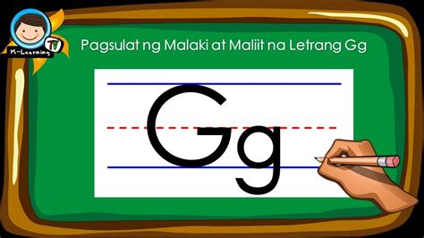 Letrang Gg Pagsulat Ng Malaki At Maliit Na Letrang Gg Youtube