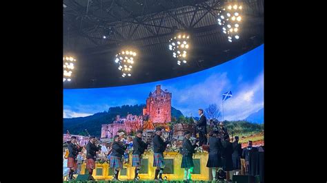 Andre Rieu West Midlands Fire Service Pipe Band Enter The Arena