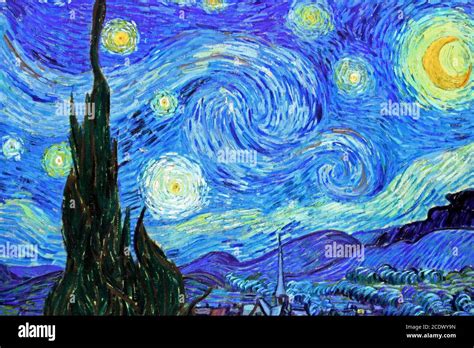 Van Gogh Starry Night Stock Photo Alamy