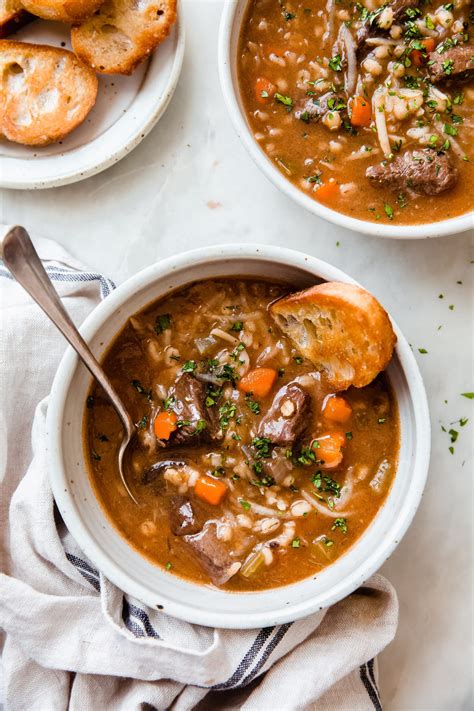 Instant Pot Beef Barley Soup Recipe Little Spice Jar