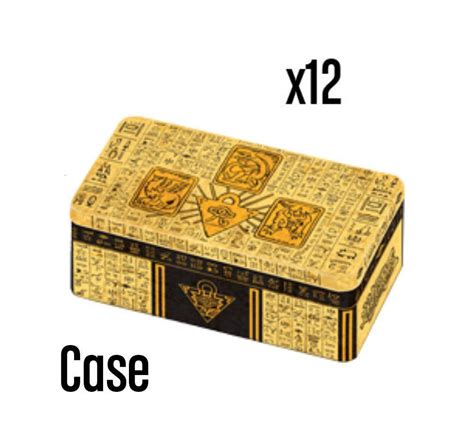 Yu Gi Oh 2022 Tin Of The Pharaoh S Gods Case 1 Auflage 12 Tins EN