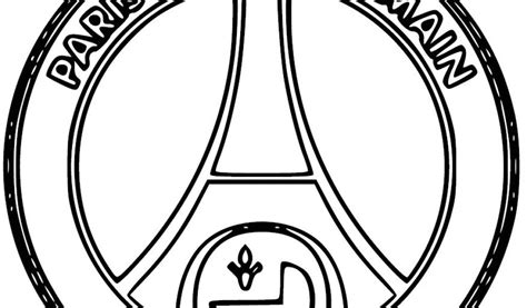 Coloriage A Imprimer De Paris Saint Germain Blason Psg Coloriage Psg