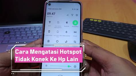 Cara Mengatasi Hotspot Tidak Konek Ke Hp Lain YouTube