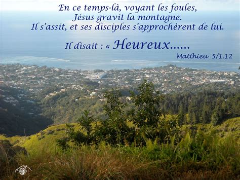 Commentaire Matthieu 5 1 12