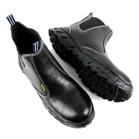 Jual Sepatu Safety Boots Pria Kulit Sapi Asli Original Septy Septi
