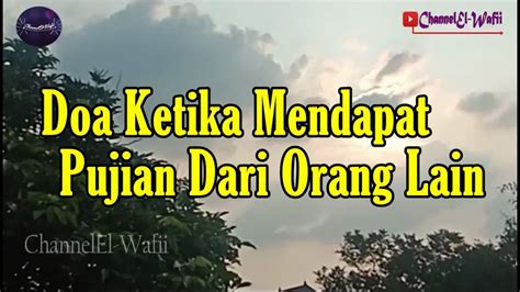 Doa Ketika Dipuji Orang Lain Renungan Bersama Youtube