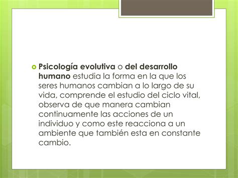Psicología evolutiva PPT Descarga Gratuita