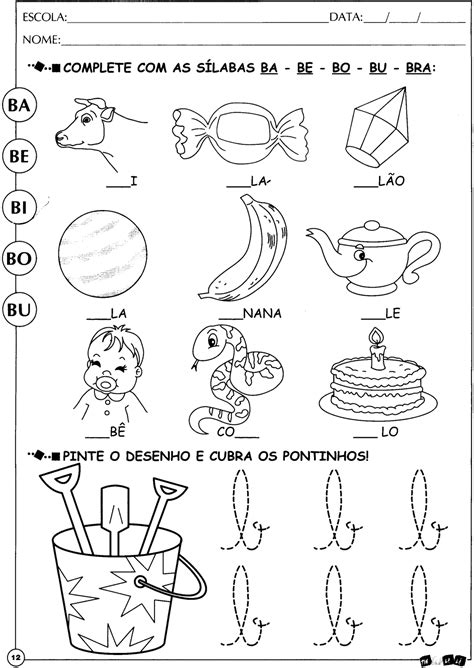 Atividade A Letra B Prontas Para Imprimir Toda Atual