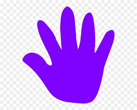 HD Black Outline Left Hand Print Clipart PNG Citypng Clip Art Library