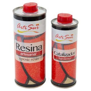 Kit resina epóxica multisuperficie arti sur transparente 1 8 galón