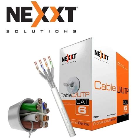 Rollo Cable Utp Nexxt Cat M Cobre Lszh Tecnit